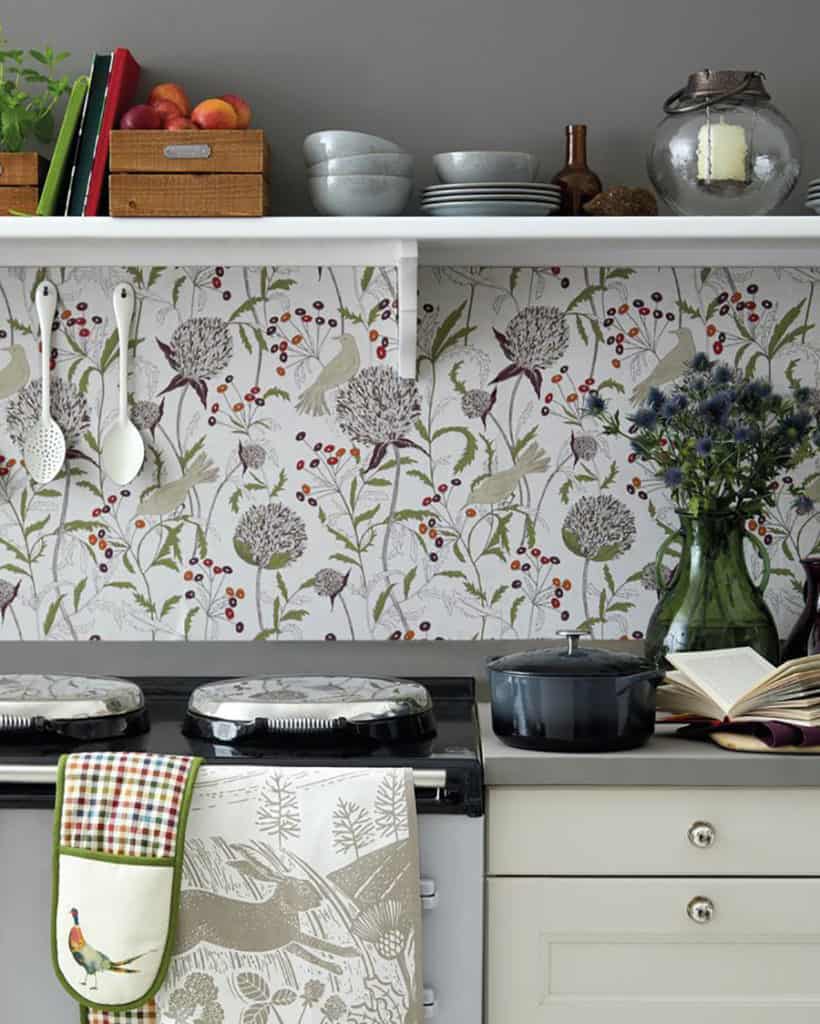 How to Use Wallpaper In Your Kitchen - Centered by Design