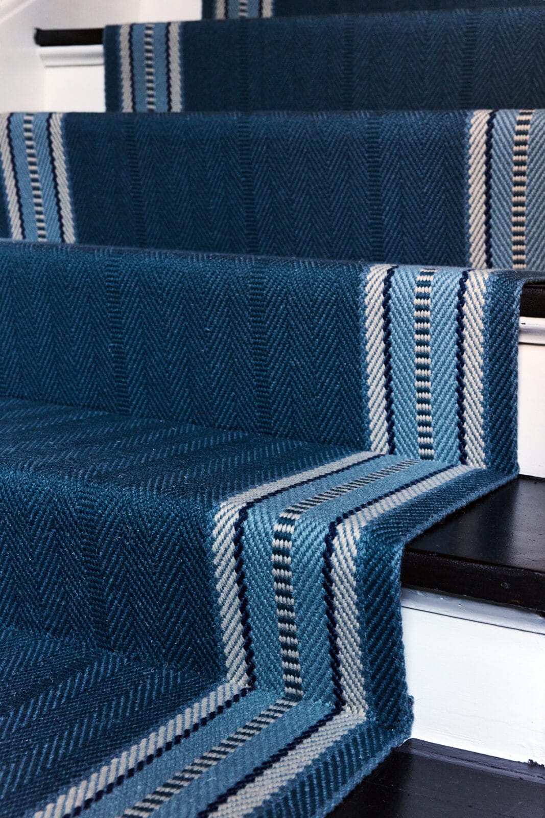 Striped Stair Runner Reveal with Roger Oates Design