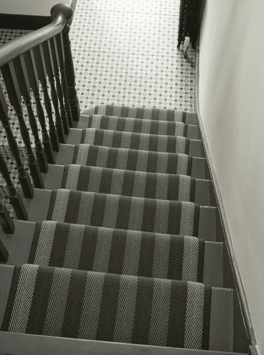 Striped Stair Runner Reveal with Roger Oates Design