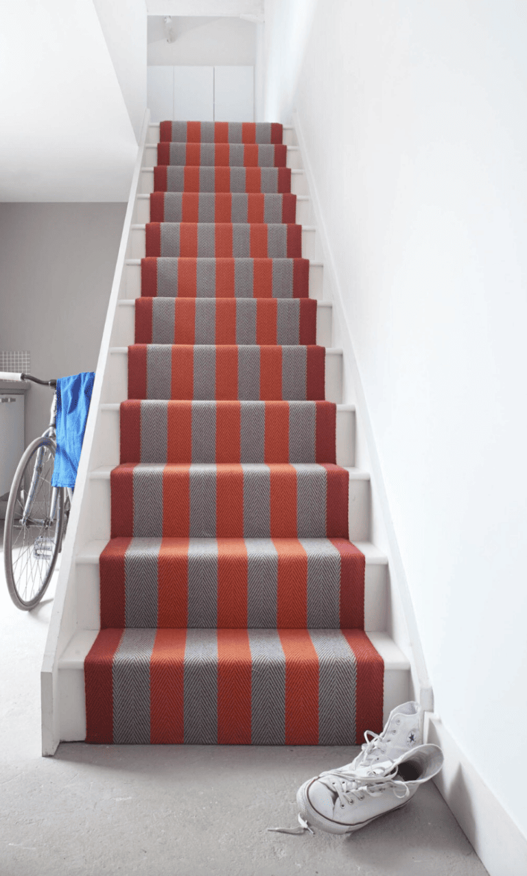 Striped Stair Runner Reveal with Roger Oates Design