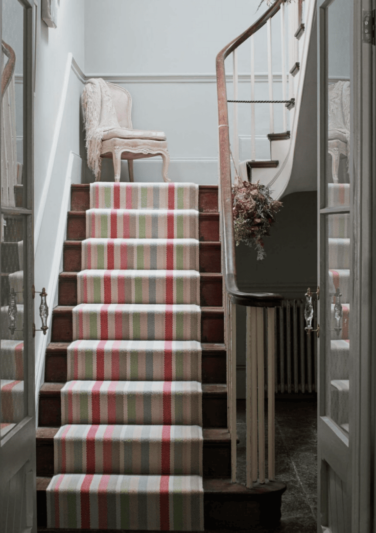Striped Stair Runner Reveal with Roger Oates Design