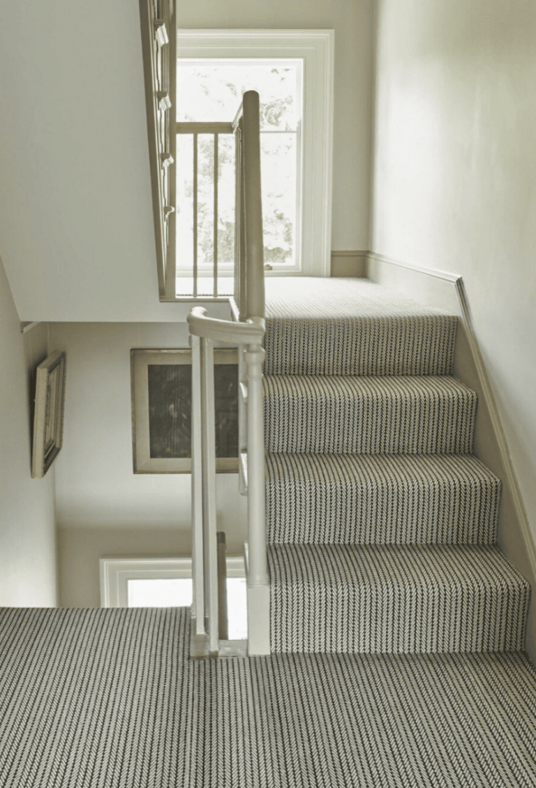 Striped Stair Runner Reveal with Roger Oates Design